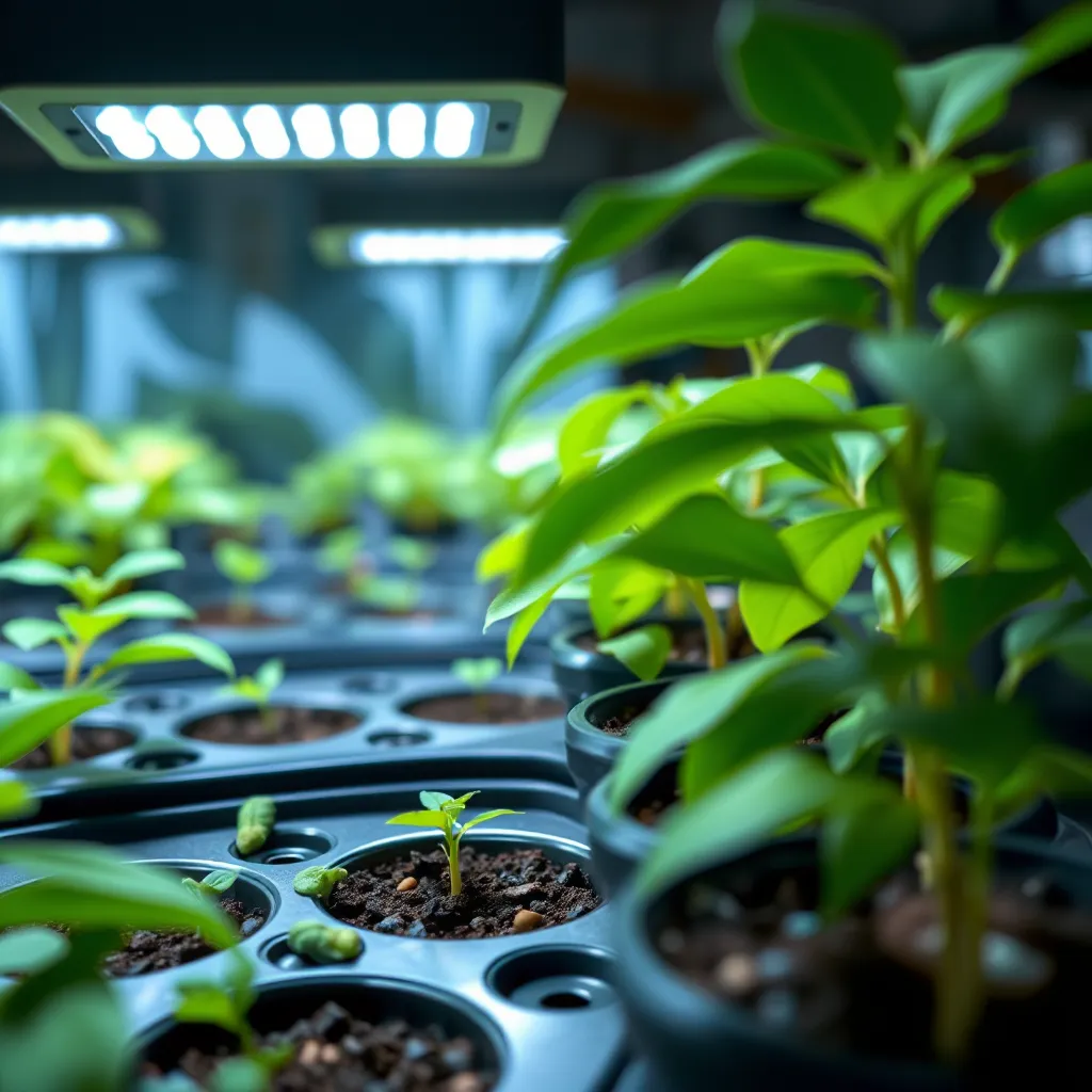 Seed Starter Kits with LED Lights for Optimal Growth